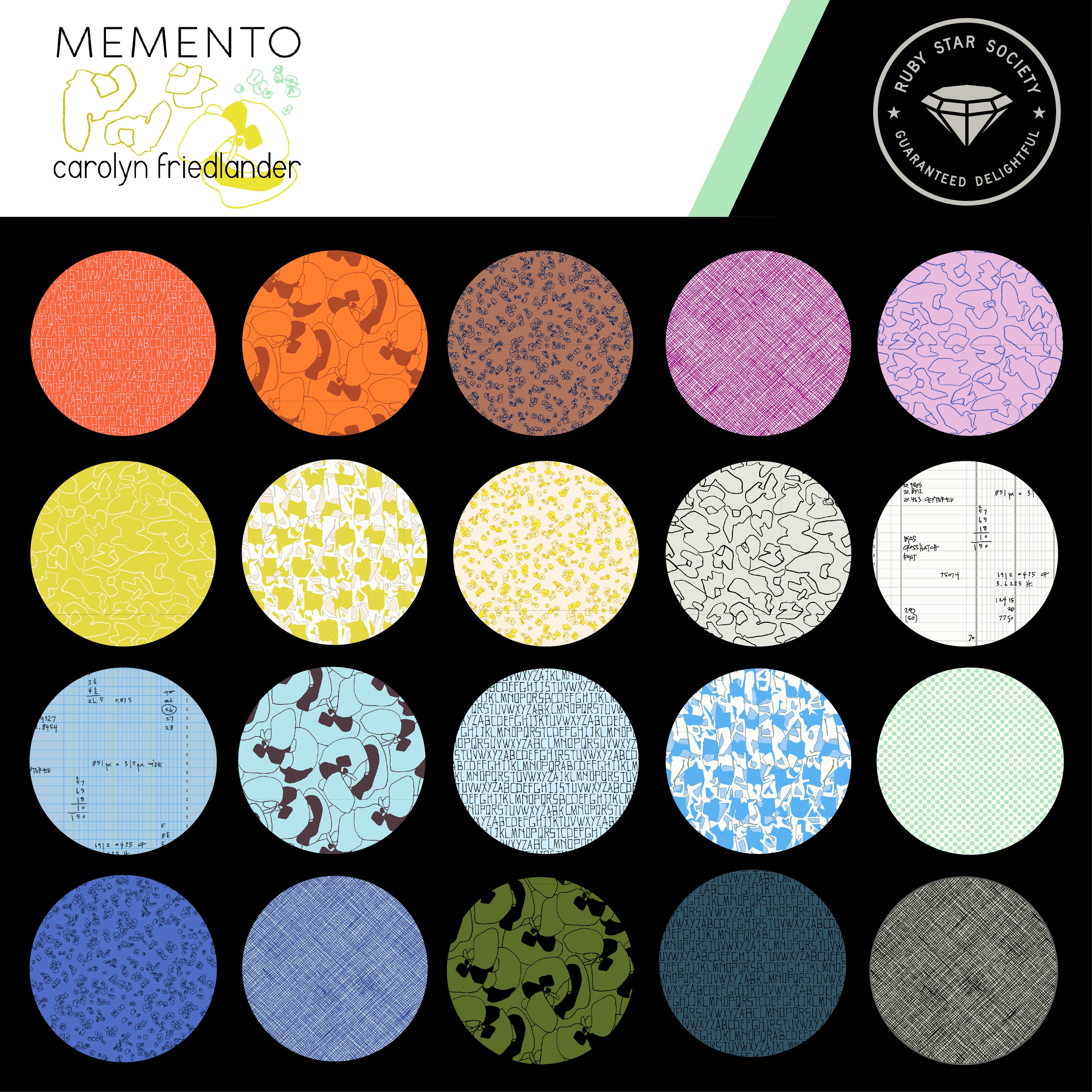 Ruby Star Society Memento by Carolyn Friedlander – Camberville Threads