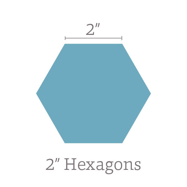2" Hexagons – Camberville Threads